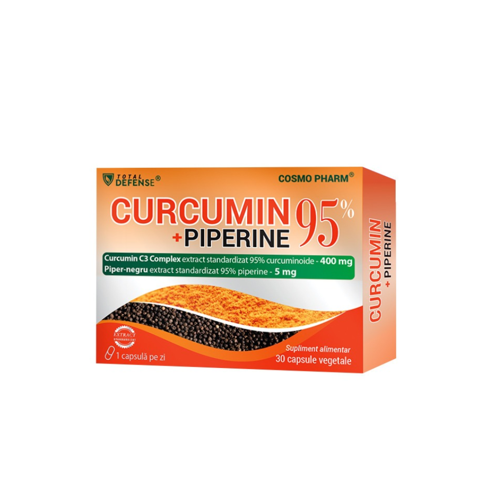 Cosmo Pharm Curcumin + Piperine 95% 30 Capsules – Beauty Monster