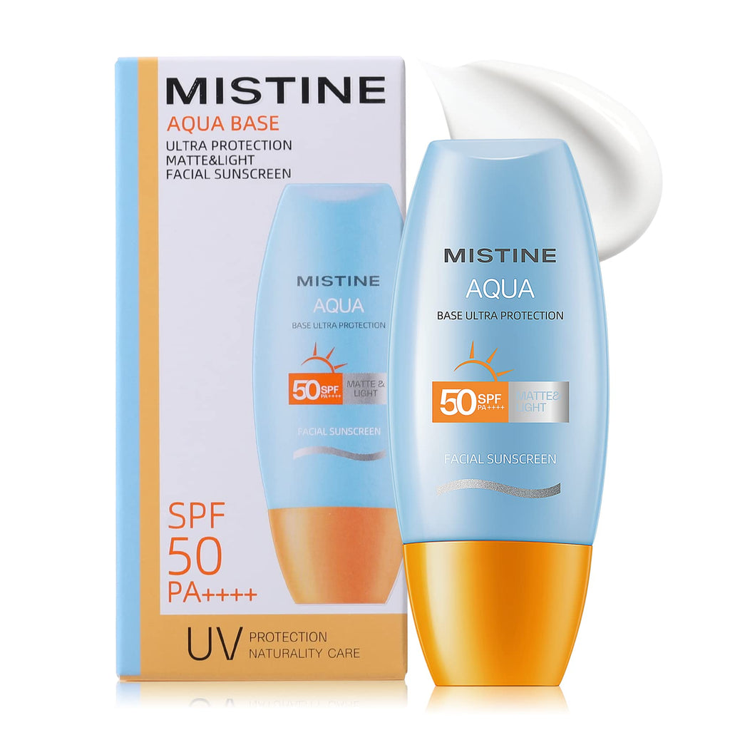 Mistine Aqua Base Ultra Protection Facial Sunscreen SPF50 40ml – Beauty ...